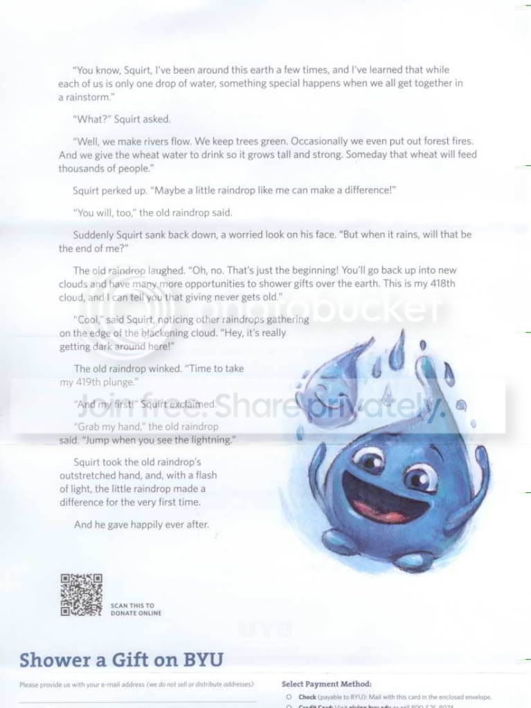 "Shower a Gift on BYU" : r/byu