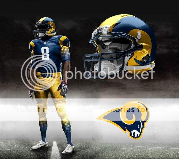 Possible New uniforms for the Los Angeles Rams