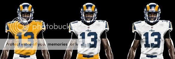 Possible New uniforms for the Los Angeles Rams